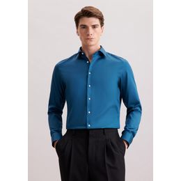 Businesshemd Seidensticker "Schwarze Rose", Herren, Gr. XL (44), normale &Auml;rmell&auml;ngen, sage gr&uuml;n, 100% Baumwolle, unifarben, tailored fit, 2-Knopf-Manschette, Hemden, Shaped 1/1 Kentkragen Uni