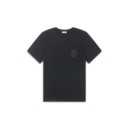 T-Shirt 883POLICE "883 Police HEDLEY T-SHIRT", Jungen, Gr. L, schwarz, 100% Baumwolle, unifarben, slim fit, Rundhals, Shirts T-Shirt