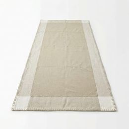 Tischl&auml;ufer Home Affaire "Tischl&auml;ufer beiget&ouml;ne 45x150cm", natur, 1 Stk., rechteckig, Baumwolle, Tischdecken