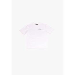 T-Shirt DROPSIZE "Dropsize HEAVY OVERSIZE LAKES T-SHIRT", Jungen, Gr. XS, cream wei&szlig;, 100% Baumwolle, bedruckt, oversize, Rundhals, Shirts T-Shirt