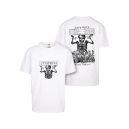 T-Shirt Merchcode "Merchcode Offspring Canadian Tour Oversize Tee", Jungen, Gr. XL, wei&szlig;, 100% Baumwolle, bedruckt, oversize, Rundhals, Shirts T-Shirt