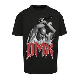 T-Shirt "Upscale by Mister Tee Herren DMX Armscrossed Oversize Tee", Jungen, Gr. M, schwarz, 100% Baumwolle, UPSCALE BY MISTER TEE, unifarben, oversize, Rundhals, Shirts T-Shirt