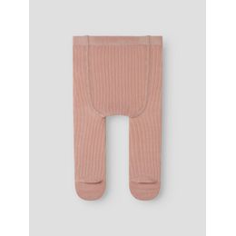 Strumpfhose LIL' ATELIER "NBNILSO PANTYHOSE LIL NOOS", M&auml;dchen, Gr. 74/80, misty rose, Obermaterial: 80% Baumwolle, 17% Polyamid, 3% Elasthan, uni, Strumpfhosen Strumpfhose, f&uuml;r Babys, aus Baumwollmischung, elastisch, bequeme Passform