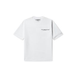 T-Shirt IRASUTO STUDIOS "Irasuto Studios SARAISU T-SHIRT", Jungen, Gr. M, wei&szlig; (optic wei&szlig;), 70% Polyester, 30% Baumwolle, bedruckt, oversize, Rundhals, Shirts T-Shirt