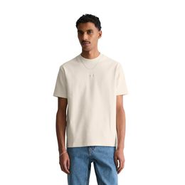 Marc O'Polo T-Shirt MARC O'POLO DENIM "aus schwerem Bio-Baumwoll-Jersey", Jungen, Gr. XL, silky wei&szlig;, Obermaterial: 96% Baumwolle, 4% Elasthan, unifarben, Basic, relaxed fit, Rundhals, normaler Saum, Shirts T-Shirt