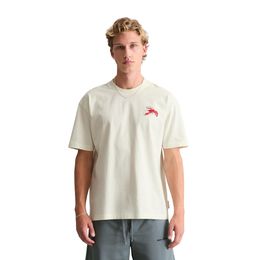 Marc O'Polo T-Shirt MARC O'POLO DENIM "aus reiner Bio-Baumwolle", Jungen, Gr. XXL, silky wei&szlig;, Obermaterial: 100% Baumwolle, unifarben, Basic, relaxed fit, Rundhals, normaler Saum, Shirts T-Shirt