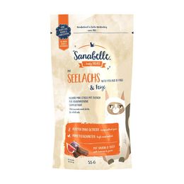 Sanabelle Katzensnack Seelachs und Feige 3x55g