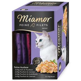 Miamor Feine Filets Mini Multibox Feine Auslese Katzen-Nassfutter f&uuml;r &uuml;bergewichtige Katzen 8x50g
