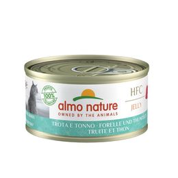 Almo Nature HFC Jelly Forelle und Thunfisch Katzen-Nassfutter mit Fisch 6x70g