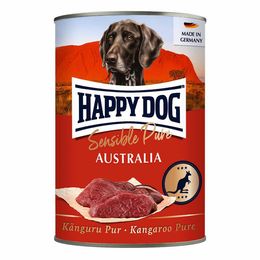 Happy Dog Sensible Pure Australia (K&auml;nguru) Hunde-Nassfutter getreidefrei 12x400g