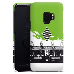 DeinDesign Galaxy S9 Handy Premium Case Smartphone Handyh&uuml;lle Schutzh&uuml;lle matt Merchandise Borussia M&ouml;nchengladbach Stadium Premium Case