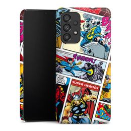 DeinDesign Galaxy A33 5G Handy Premium Case Smartphone Handyh&uuml;lle Schutzh&uuml;lle gl&auml;nzend Avengers Comic Marvel Premium Case