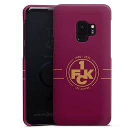 DeinDesign Galaxy S9 Handy Premium Case Smartphone Handyh&uuml;lle Schutzh&uuml;lle matt 1. Fc Kaiserslautern Official Licensed Product 125 Jahre Premium Case