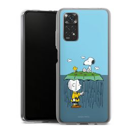 DeinDesign Xiaomi Redmi Note 11 4G Handy Silikon H&uuml;lle Case transparent Handyh&uuml;lle Peanuts Children Snoopy Silikon Case