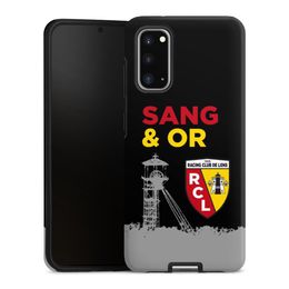DeinDesign Galaxy S20 Handy Panzer Handyh&uuml;lle robuste Outdoor H&uuml;lle Schutzh&uuml;lle matt Racing Club De Lens Official Licensed Product Rcl Tough Case