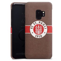 DeinDesign Galaxy S9 Handy Premium Case Smartphone Handyh&uuml;lle Schutzh&uuml;lle matt Fc St. Pauli Logo Official Licensed Product Premium Case