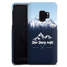 DeinDesign Galaxy S9 Handy Premium Case Smartphone Handyh&uuml;lle Schutzh&uuml;lle matt Wanderlust Sky Mountain Premium Case