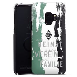 DeinDesign Galaxy S9 Handy Premium Case Smartphone Handyh&uuml;lle Schutzh&uuml;lle matt Borussia M&ouml;nchengladbach Official Licensed Product Statement Premium Case
