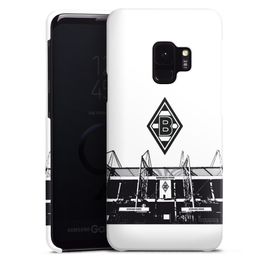 DeinDesign Galaxy S9 Handy Premium Case Smartphone Handyh&uuml;lle Schutzh&uuml;lle matt Stadium Die Fohlen Borussia M&ouml;nchengladbach Premium Case