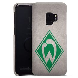 DeinDesign Galaxy S9 Handy Premium Case Smartphone Handyh&uuml;lle Schutzh&uuml;lle matt Concrete Official Licensed Product Sv Werder Bremen Premium Case