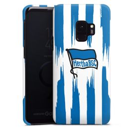 DeinDesign Galaxy S9 Handy Premium Case Smartphone Handyh&uuml;lle Schutzh&uuml;lle matt Bundesliga Hertha Bsc Official Licensed Product Premium Case