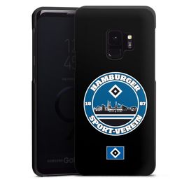 DeinDesign Galaxy S9 Handy Premium Case Smartphone Handyh&uuml;lle Schutzh&uuml;lle matt Hsv Logo Hamburger Sv Premium Case