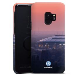 DeinDesign Galaxy S9 Handy Premium Case Smartphone Handyh&uuml;lle Schutzh&uuml;lle matt Fc Schalke 04 Official Licensed Product Stadium Premium Case