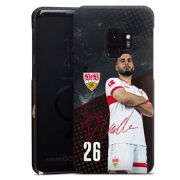 DeinDesign Galaxy S9 Handy Premium Case Smartphone Handyh&uuml;lle Schutzh&uuml;lle matt Official Licensed Product Deniz Undav Vfb Stuttgart Premium Case