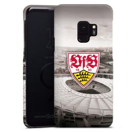 DeinDesign Galaxy S9 Handy Premium Case Smartphone Handyh&uuml;lle Schutzh&uuml;lle matt Official Licensed Product Vfb Stuttgart Stadium Premium Case
