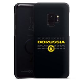 DeinDesign Galaxy S9 Handy Premium Case Smartphone Handyh&uuml;lle Schutzh&uuml;lle matt Official Licensed Product Bvb Borussia Dortmund Premium Case