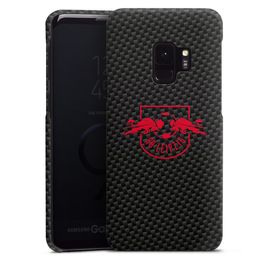 DeinDesign Galaxy S9 Handy Premium Case Smartphone Handyh&uuml;lle Schutzh&uuml;lle matt Rb Leipzig Official Licensed Product Carbon Premium Case