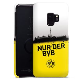DeinDesign Galaxy S9 Handy Premium Case Smartphone Handyh&uuml;lle Schutzh&uuml;lle matt Borussia Dortmund Statement Bvb Premium Case