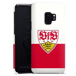 DeinDesign Galaxy S9 Handy Premium Case Smartphone Handyh&uuml;lle Schutzh&uuml;lle matt Vfb Stuttgart Logo Official Licensed Product Premium Case