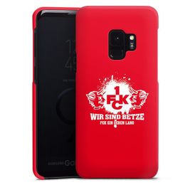 DeinDesign Galaxy S9 Handy Premium Case Smartphone Handyh&uuml;lle Schutzh&uuml;lle matt 1. Fc Kaiserslautern Spruch Official Licensed Product Premium Case