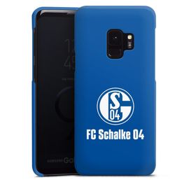 DeinDesign Galaxy S9 Handy Premium Case Smartphone Handyh&uuml;lle Schutzh&uuml;lle matt Fc Schalke 04 Official Licensed Product Logo Premium Case