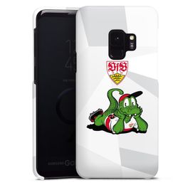 DeinDesign Galaxy S9 Handy Premium Case Smartphone Handyh&uuml;lle Schutzh&uuml;lle matt Vfb Stuttgart Mascot Official Licensed Product Premium Case