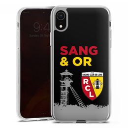 DeinDesign iPhone Xr Handy Silikon H&uuml;lle Case transparent Handyh&uuml;lle Racing Club De Lens Official Licensed Product Rcl Silikon Case
