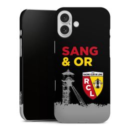 DeinDesign iPhone 16 Plus Handy Premium Case Smartphone Handyh&uuml;lle Schutzh&uuml;lle matt Racing Club De Lens Official Licensed Product Rcl Premium Case
