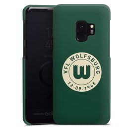 DeinDesign Galaxy S9 Handy Premium Case Smartphone Handyh&uuml;lle Schutzh&uuml;lle matt 80 Jahre Vfl Wolfsburg Official Licensed Product Premium Case