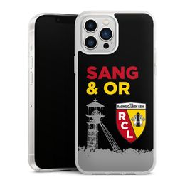DeinDesign iPhone 13 Pro Max Handy Silikon H&uuml;lle Case transparent Handyh&uuml;lle Racing Club De Lens Official Licensed Product Rcl Silikon Case