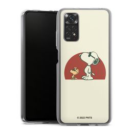 DeinDesign Xiaomi Redmi Note 11S Handy Silikon H&uuml;lle Case transparent Handyh&uuml;lle Snoopy Official Licensed Product Kindheit Silikon Case