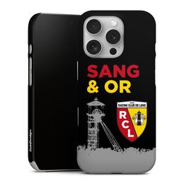 DeinDesign iPhone 16 Pro Handy Premium Case Smartphone Handyh&uuml;lle Schutzh&uuml;lle matt Racing Club De Lens Official Licensed Product Rcl Premium Case