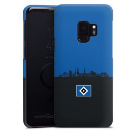 DeinDesign Galaxy S9 Handy Premium Case Smartphone Handyh&uuml;lle Schutzh&uuml;lle matt Hsv Skyline Hamburg Premium Case