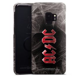 DeinDesign Galaxy S9 Handy Premium Case Smartphone Handyh&uuml;lle Schutzh&uuml;lle matt Merchandise Acdc Logo Premium Case