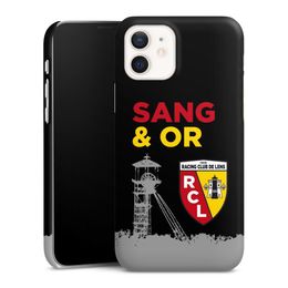 DeinDesign iPhone 12 Handy Premium Case Smartphone Handyh&uuml;lle Schutzh&uuml;lle matt Racing Club De Lens Official Licensed Product Rcl Premium Case