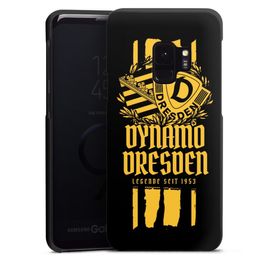 DeinDesign Galaxy S9 Handy Premium Case Smartphone Handyh&uuml;lle Schutzh&uuml;lle matt Sg Dynamo Dresden Statement Sgd Premium Case