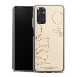 DeinDesign Xiaomi Redmi Note 11S Handy Silikon H&uuml;lle Case transparent Handyh&uuml;lle Disney Official Licensed Product Winnie The Pooh Silikon Case
