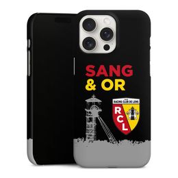 DeinDesign iPhone 15 Pro Max Handy Premium Case Smartphone Handyh&uuml;lle Schutzh&uuml;lle matt Racing Club De Lens Official Licensed Product Rcl Premium Case