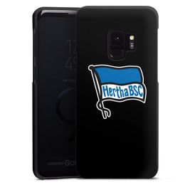 DeinDesign Galaxy S9 Handy Premium Case Smartphone Handyh&uuml;lle Schutzh&uuml;lle matt Official Licensed Product Logo Hertha Bsc Premium Case