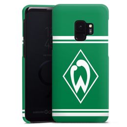 DeinDesign Galaxy S9 Handy Premium Case Smartphone Handyh&uuml;lle Schutzh&uuml;lle matt Sv Werder Bremen Official Licensed Product Logo Premium Case